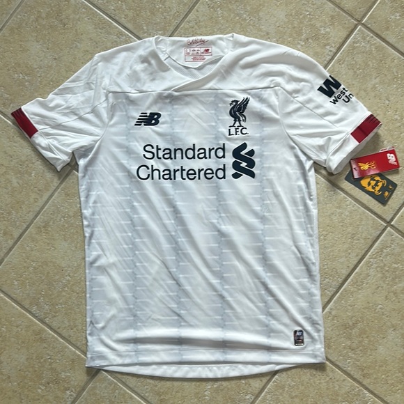 New Balance | Shirts | New Balance Lfc White Jersey | Poshmark